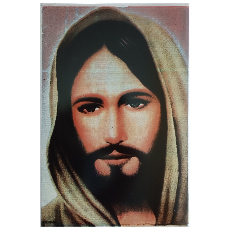 Rostro de Cristo Imagen 20x30 cm en azulejo
