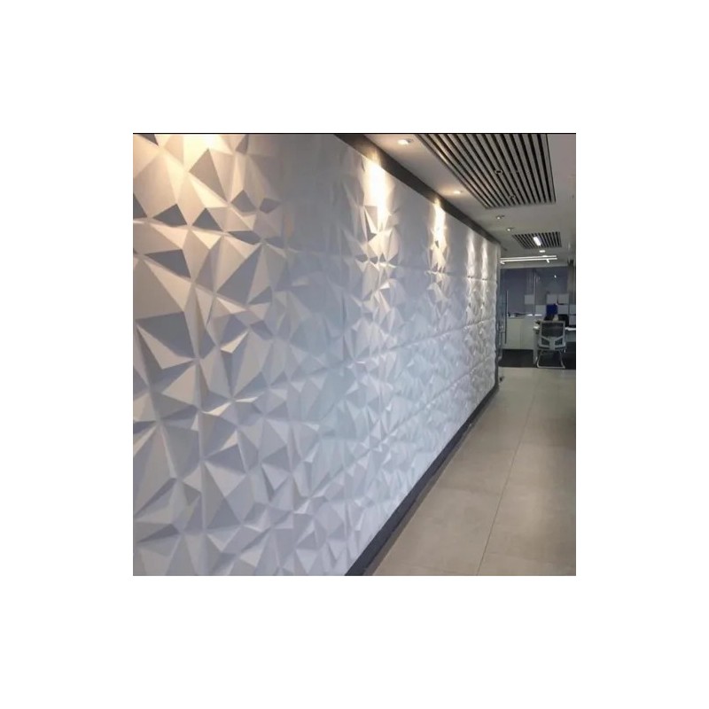 Panel decorativo 3D PVC D094 4 pzas 50x50 cm 1m2