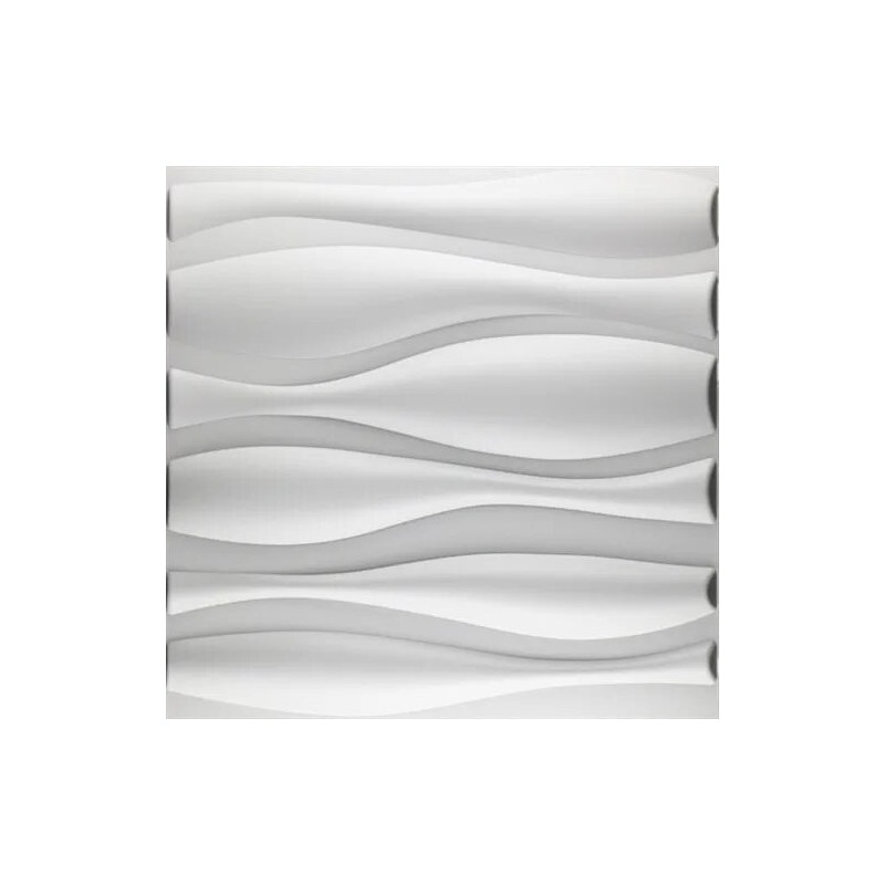 Panel decorativo 3D PVC D126 4 pzas 50x50 cm 1m2